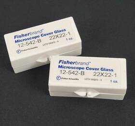 FISHERBRAND 12-542-B Microscope Square Cover Glass